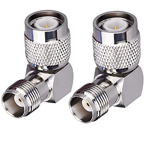 TUOLNK 2 Pack TNC Male to TNC Female Right Angle Connector 90 Degree ...
