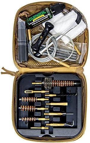 CLENZOIL Field & Range Tactical Gun Cleaning Kit | Tan | All-in-One ...