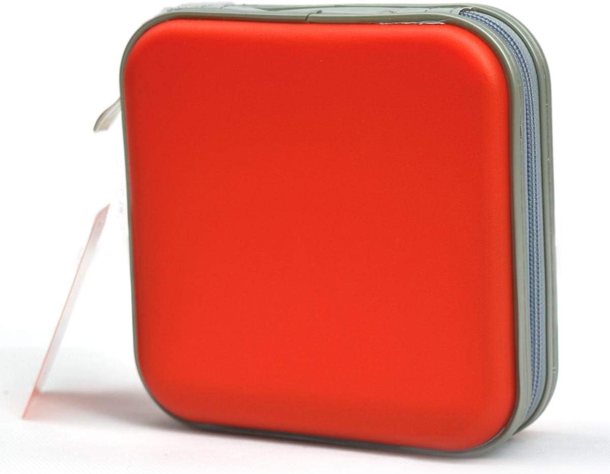 Portable Cd Case, Yeqoo 40 Disc DVD VCD DJ Storage Album Bag Hard Box ...