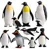 Penguin Figurines, 9Pcs Polar Arctic Animal Figurines Plastic Emperor ...
