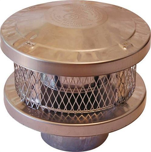 Cap Vent Round 6in 3-Wall - - Amazon.com