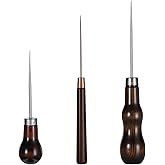 Amazon.com: 3 Pcs Awl Tool Set Leather Scratch Awl Tool Stitching ...