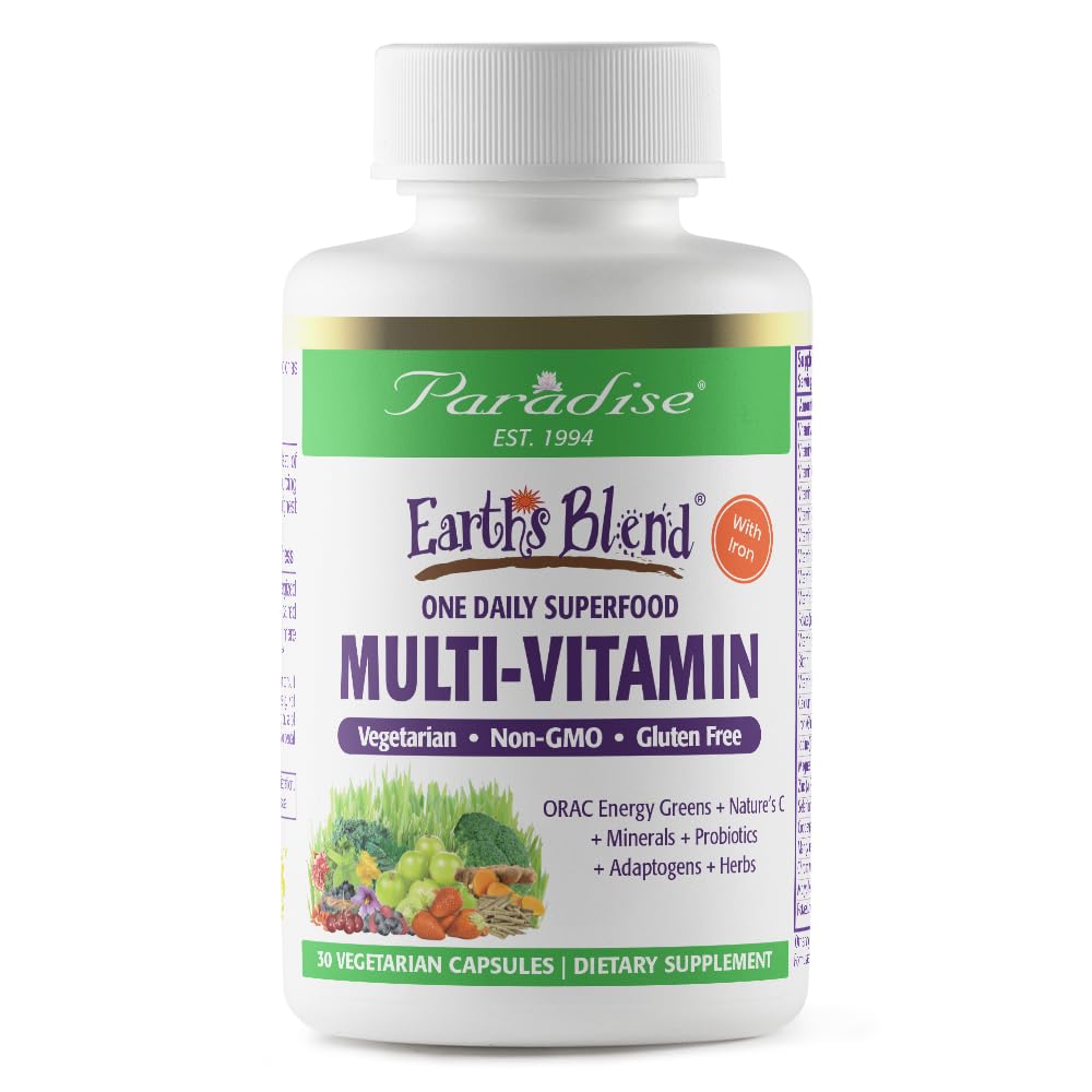 Mua Paradise Herbs, Earth's Blend, Multivitamin, with Iron, 48 Organic ...
