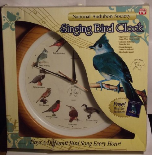 Amazon.com: National Audubon Society Singing Bird Clock As Seen On Tv ...