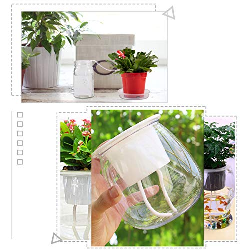 Alphatool Total 130ft Self Watering Wick Cord- 2Pcs 65 Feet Auto Drip Irrigation Waterer Rope ...