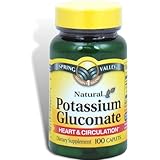 Amazon.com: Nature's Bounty Potassium Gluconate 99mg, 100 Caplets ...