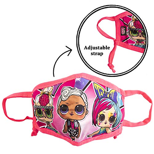 LOL Surprise Face Mask for Kids 3-Pack | Reusable & Washable Cloth LOL ...