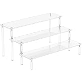 Amazon.com: Acrylic Display Stand Risers, 3 Tier Perfume Stand ...