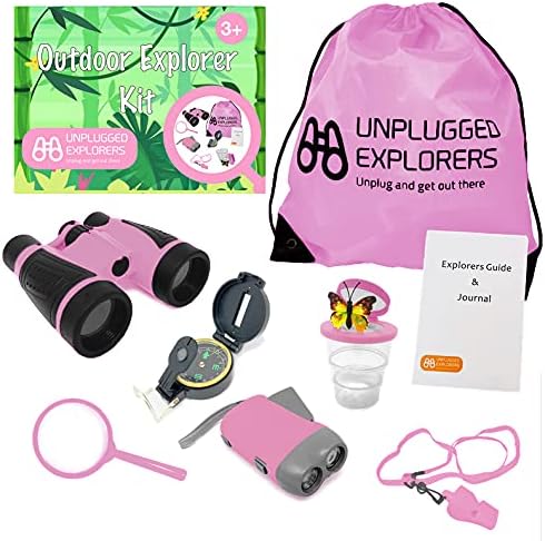 Unplugged Explorers 9 Piece Kids Outdoor Explorer Kit-- Backpack ...