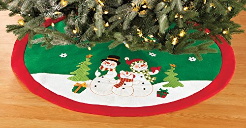 Snowman Christmas Tree Skirts