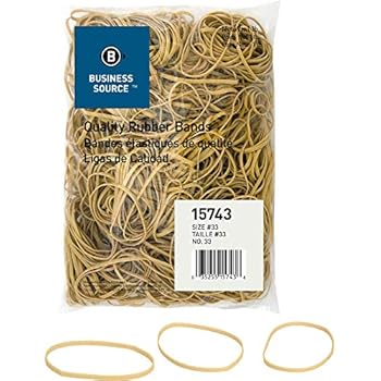 Amazon.com : Universal Rubber Bands, Size 33, 3-1/2" x 1/8", 160 Pack ...