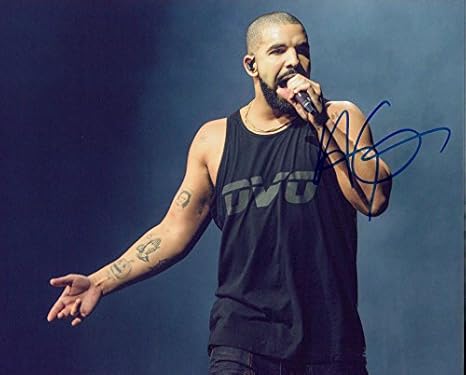 Drake signed 8x10 photo at Amazon's Entertainment Collectibles Store