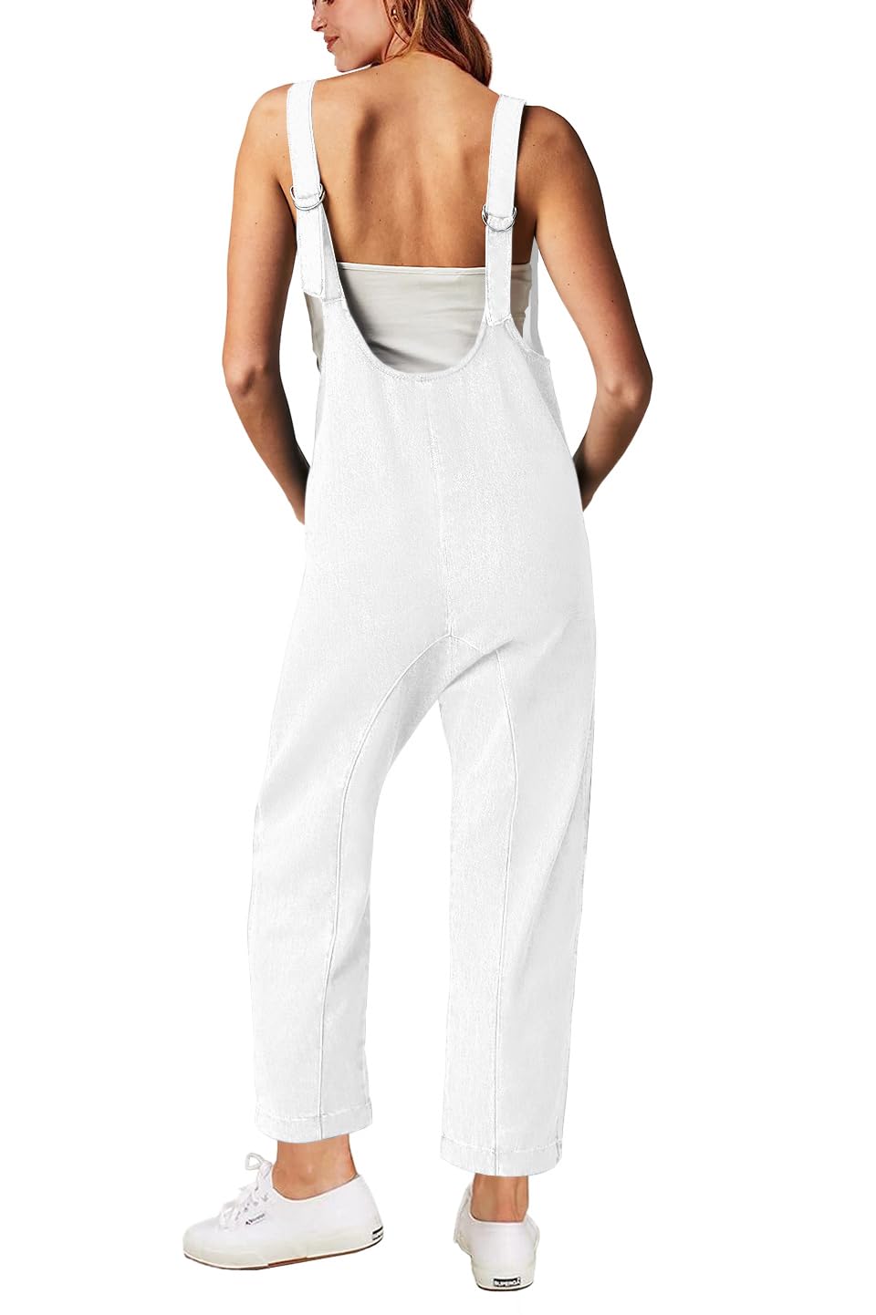 GREAIDEA High Roller Denim Jumpsuits for Women Casual Sleeveless Loose ...