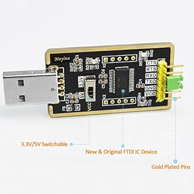 USB to TTL Adapter, USB to Serial Converter for Development Projects ...