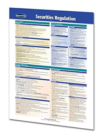 Amazon.com: Securities Regulations Guide - Financial Quick Reference ...