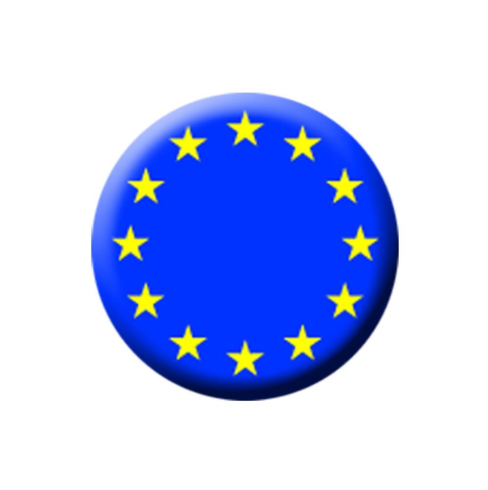 EU European Union Pin Badge (25 mm / 1 inch): Amazon.co.uk: Handmade