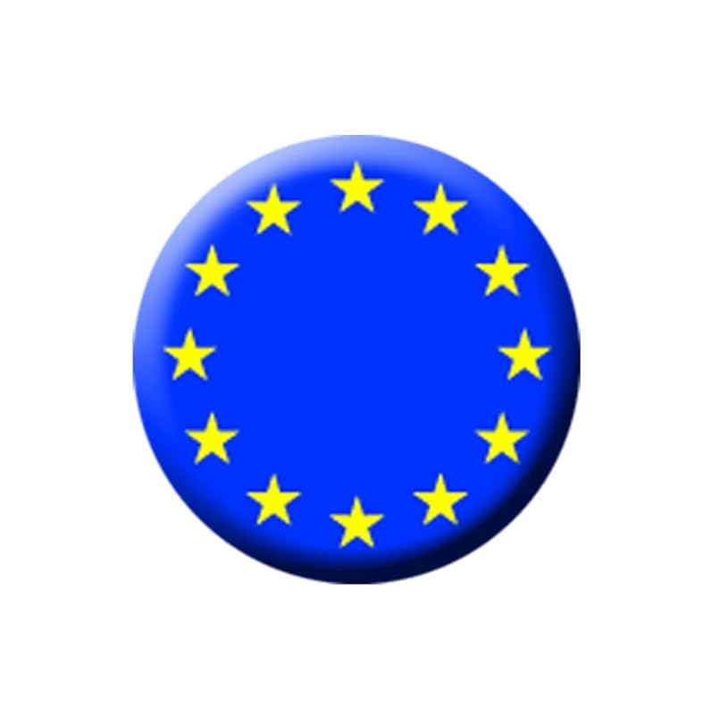 EU European Union Pin Badge (25 mm / 1 inch): Amazon.co.uk: Handmade