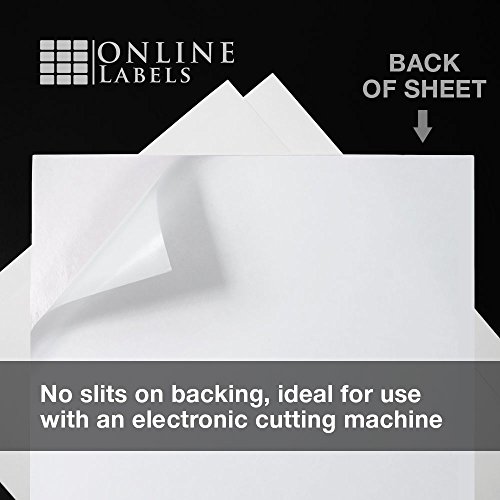 Waterproof Vinyl Sticker Paper 10 Sheets 8 5 X 11 Full Sheet Label