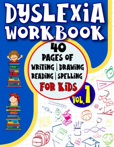 Dyslexia Workbooks for Kids: 40 pages of activities: writing, reading ...