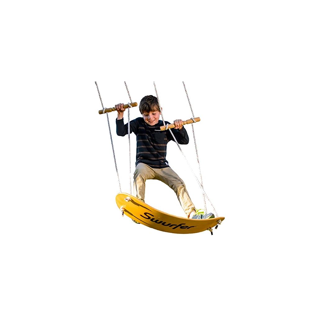 Swurfer Stand Up Tree Swing, Outdoor Swing - Swingset Outdoor for Kids ...