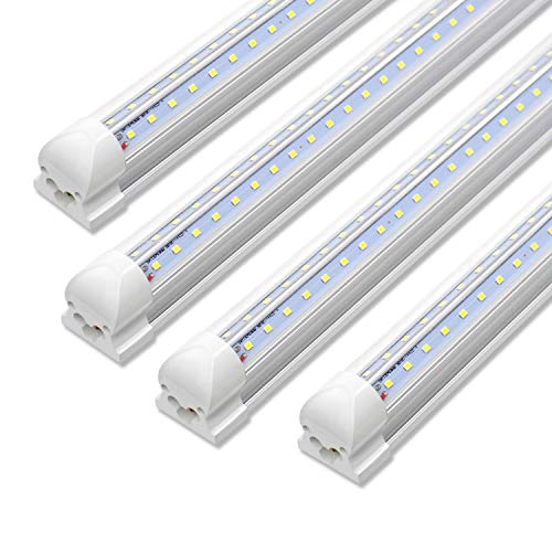 T8 T10 T12 LED Tube Light Fixture, 6FT, 36W, 3600 Lumens, 6000K, V ...
