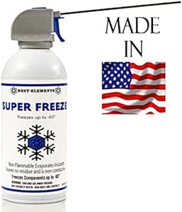 Amazon.com: Freeze Spray Large 10oz Aerosol Can 134A Super Cold ...