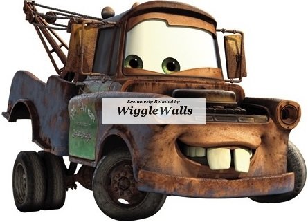6 Inch Tow Mater Wall Decal Sticker Disney Pixar Cars 2 Movie - Want It All