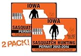 Bigfoot Gifts & Toys California-SASQUATCH HUNTING PERMIT LICENSE TAG ...