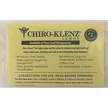 Amazon.com: Chiro-Klenz All Natural Herbal Tea Original Flavor 30 Tea ...