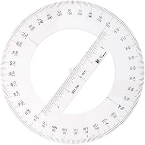 Chiwanji - Regla redonda de 360 grados transportador de ángulo para ...