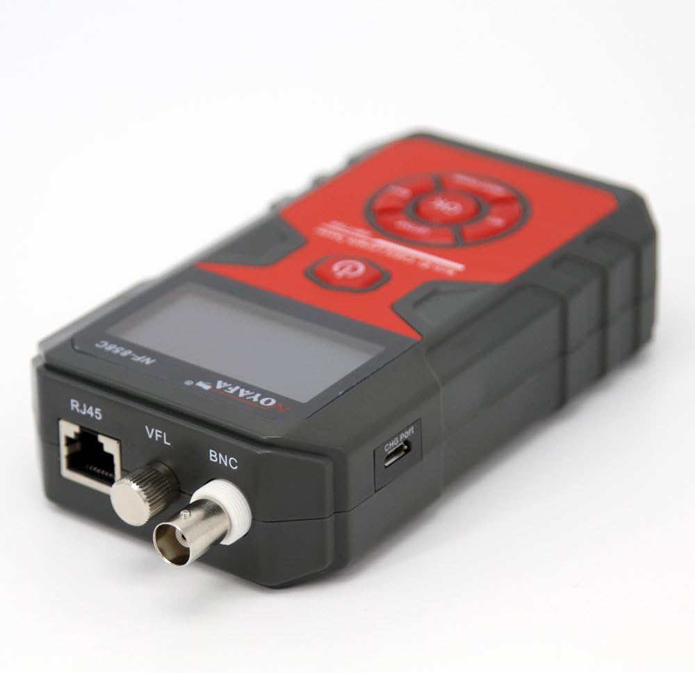 Noyafa Network Cable Testing, NF-858C Rj11 Rj45 Coax Cable Tester LCD ...
