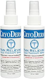 Amazon.com: CRYODERM 4 oz SPRAY (2 Pack) Cold Therapy Maximum Pain ...