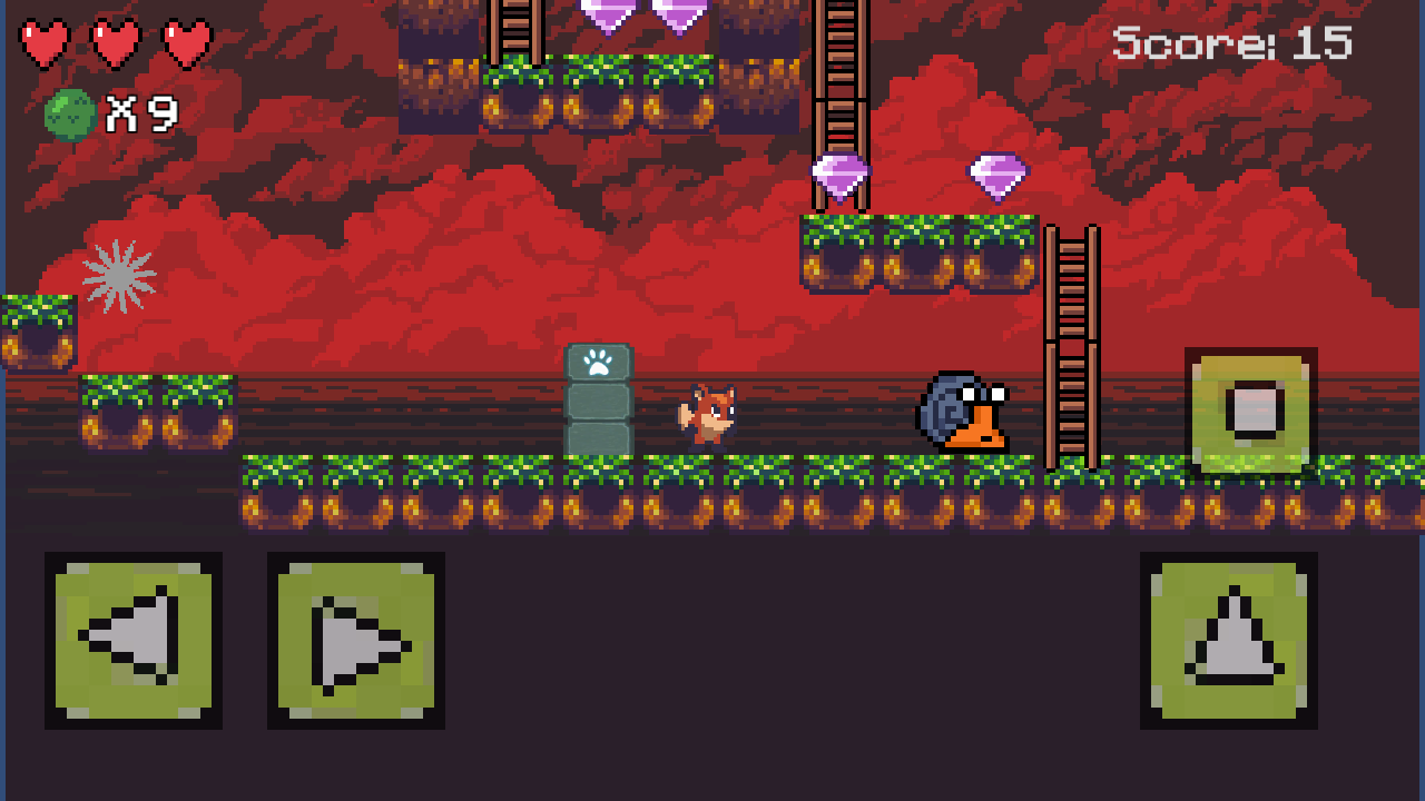 Fantasy Fox - 2D Pixel Platform, retro game: Amazon.com.br: Amazon Appstore