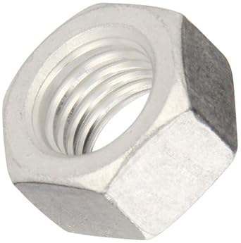 Aluminum Machine Screw Hex Nut, Plain Finish, ASME B18.6.3, #8-32 ...