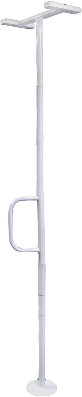 Able Life Universal Floor to Ceiling Grab Bar - Tension Mounted Elderly ...