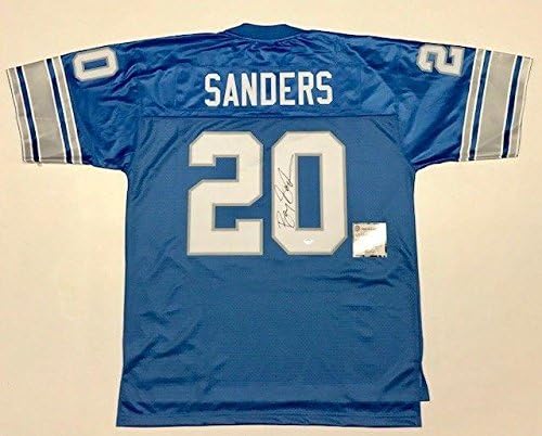 Signed Barry Sanders Jersey - SCHWARTZ SPORTS COA - Autographed NFL ...