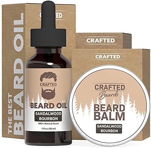 Deluxe Beard Oil and Beard Balm - For a Softer, Smoother, Moisturized ...