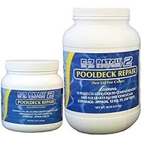 Amazon.com : E-Z Patch 2 Pool Patch Repair Kit for Pool Decks and Patios, DIY Concrete Repair ...