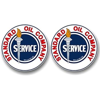 Amazon.com: 2 Vintage Shell Gasoline Antique Gas Pump 4" Decals Vintage ...