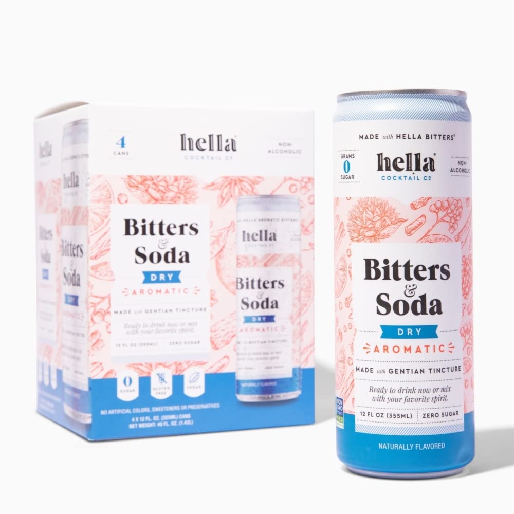 Mua HELLA COCKTAIL CO. Dry Bitters & Soda, 12 FZ trên Amazon Mỹ chính ...