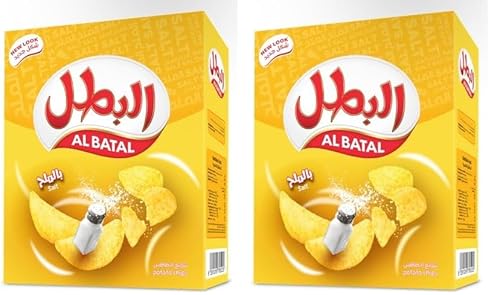 سعر Al Batal Salted Potato Chips, 12 x 23 g (Pack of 2) فى السعودية ...