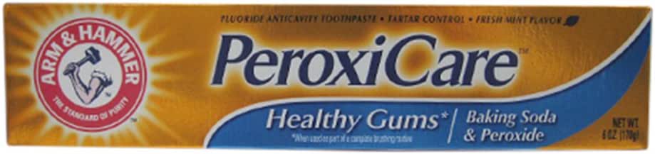 Arm & Hammer PeroxiCare Deep Clean Toothpaste Clean Mint 6 oz (Pack of ...