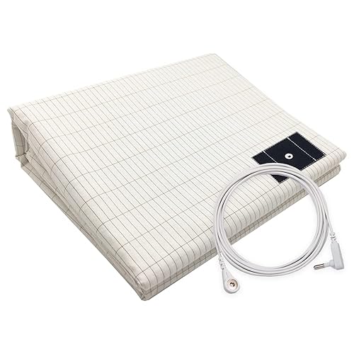 Conductive Grounding Sheet Queen Silver Fiber Grounding Well Bed Sheets ...