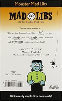 Monster Mad Libs: Roger Price, Leonard Stern: 9780843100587: Amazon.com ...