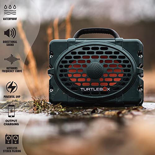 Turtlebox Gen 2: Loud! Outdoor Portable Bluetooth 5.0 Speaker | Rugged ...