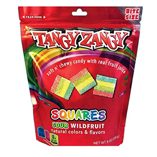 TANGY ZANGY Sour Candy | Soft + Chewy Gummies with Natural Colors ...