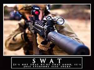 Amazon.com: Swat Poster Police Poster Swat Team Police Officer 24x36 ...