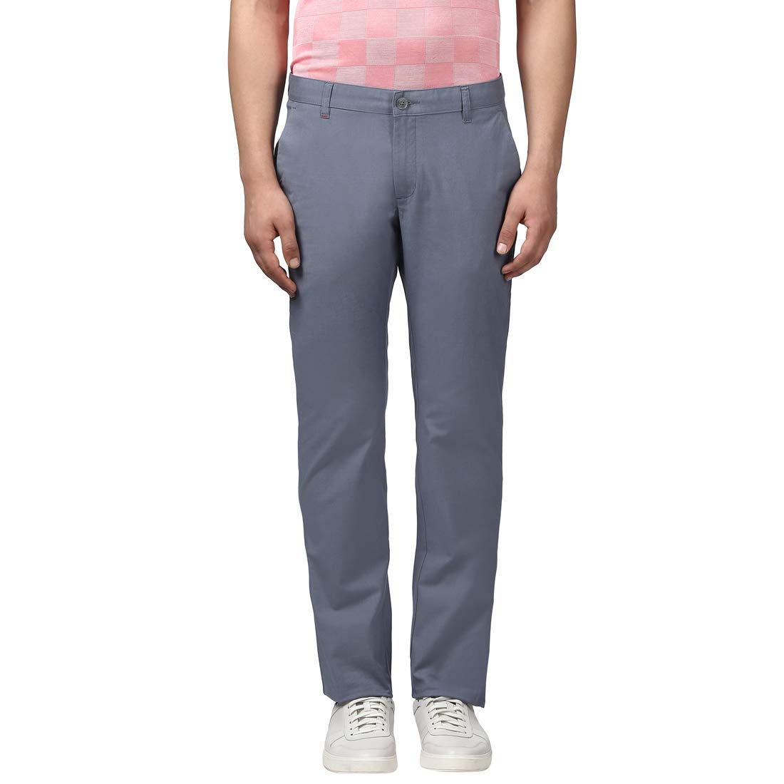 Buy Raymond Cotton Blend Grey Slim Fit Trouser at Amazon.in