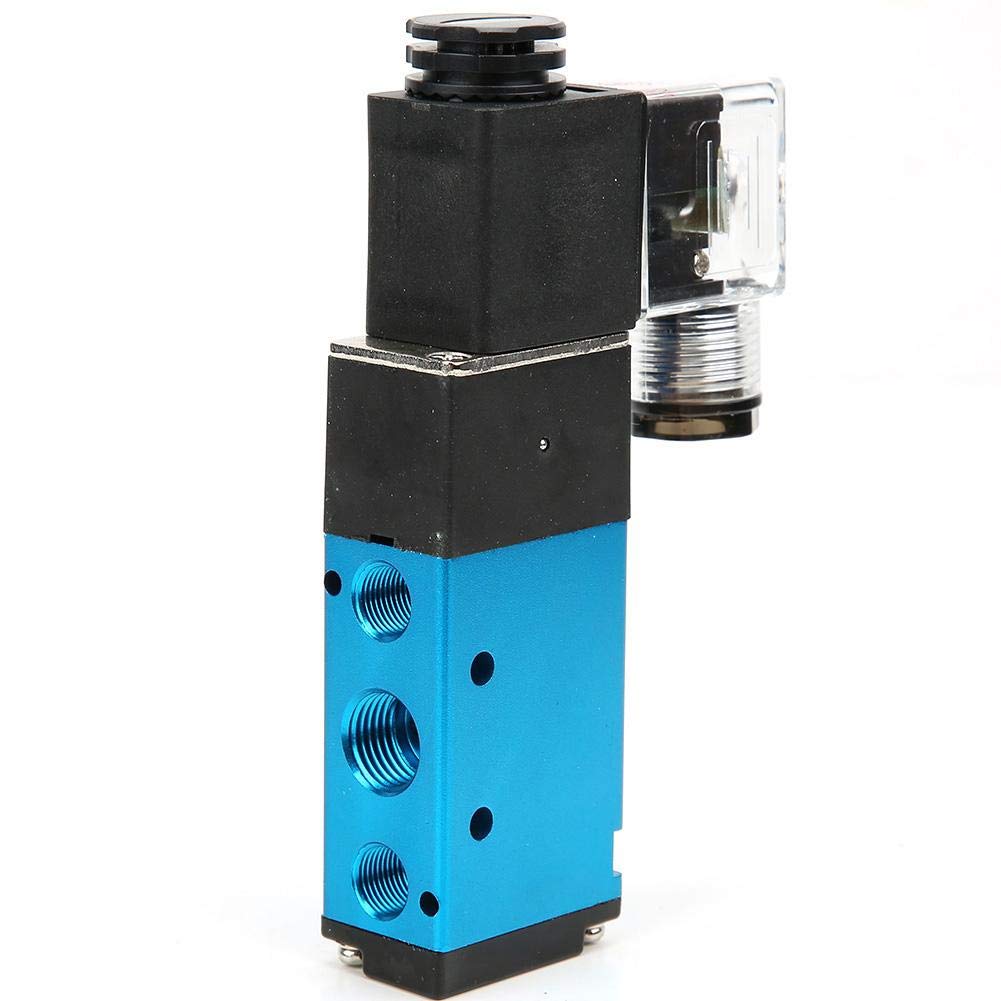 Industrial & Scientific DC24V 2 Position 5 Port Solenoid Valve PT1 ...