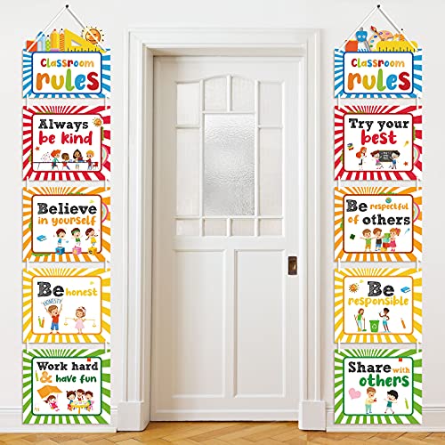 Crtiin Classroom Rules Posters Classroom Decorations Banner Bulletin ...